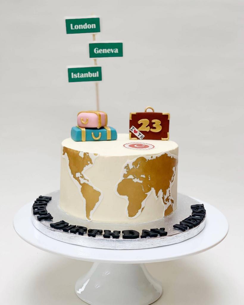 Traveling Theme Cake - C for Cakes